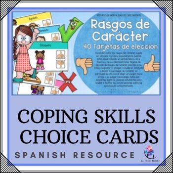 SPANISH VERSION Coping Skills Choice Cards | Helpful & Unhelpful Calm ...