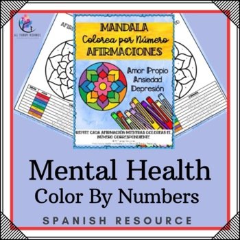 SPANISH VERSION – Mental Health Mandala Color by Numbers - My WordPress