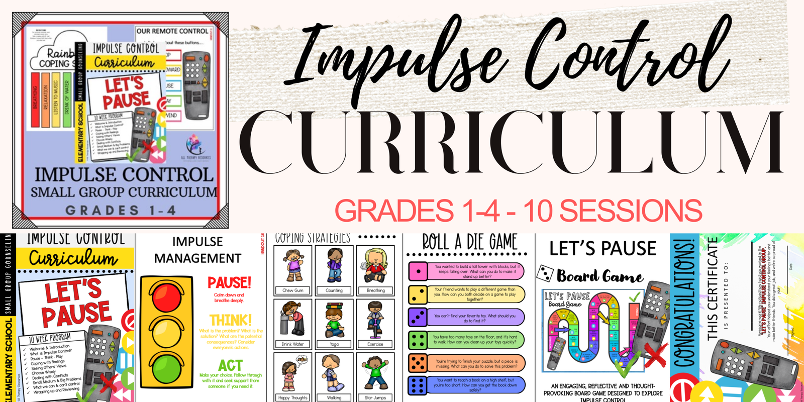 Impulse Control Curriculum: Essential Strategies and Resources - All ...