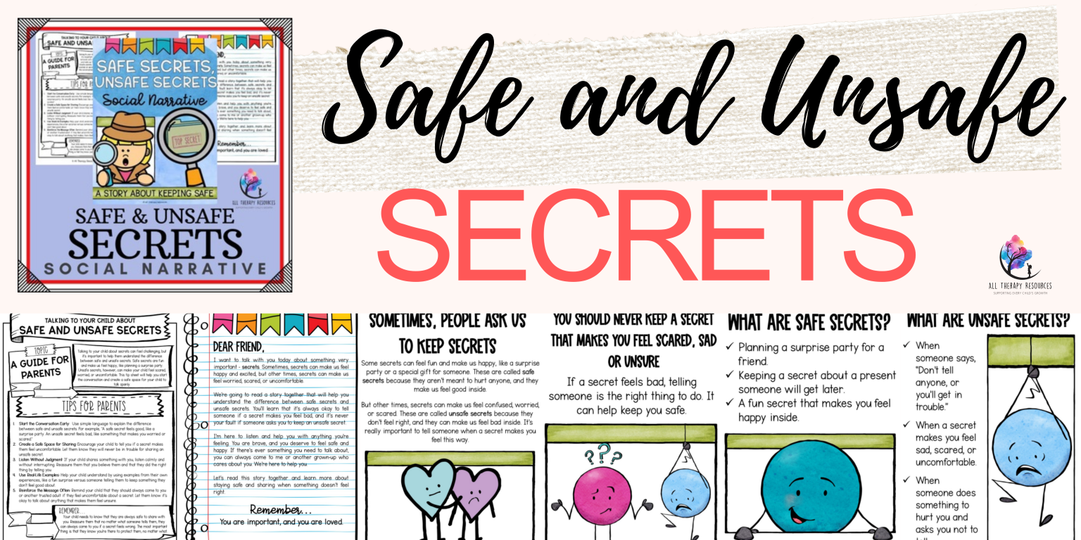 Empowering Kids to Recognize Safe and Unsafe Secrets - All Therapy ...